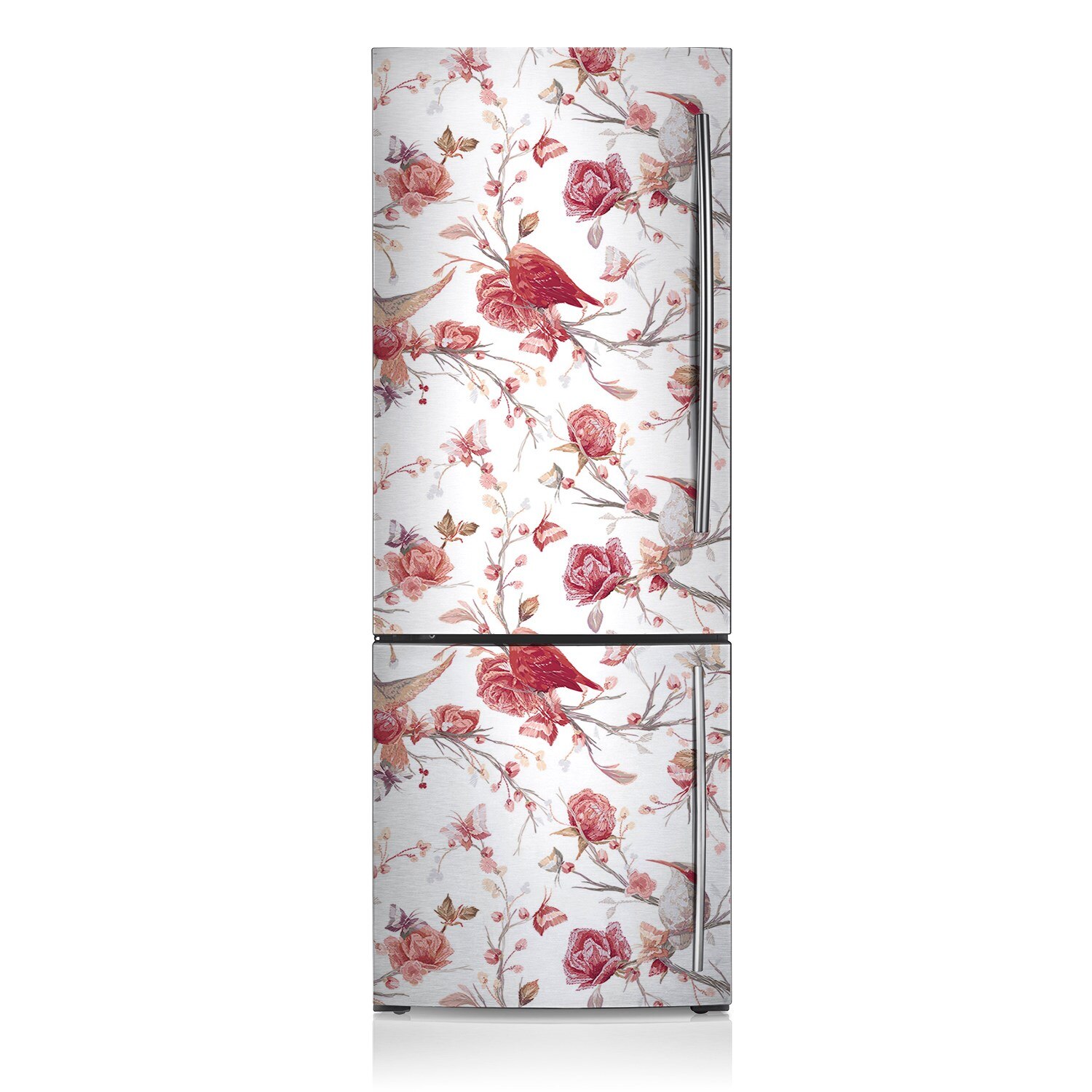 Magnet de frigider, pasari, Rosu, 60 cm x 190 cm - eMAG.ro