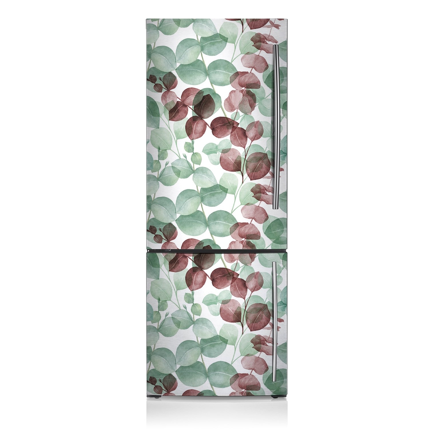 Magnet de frigider, model floral, Verde, 70 cm x 190 cm - eMAG.ro