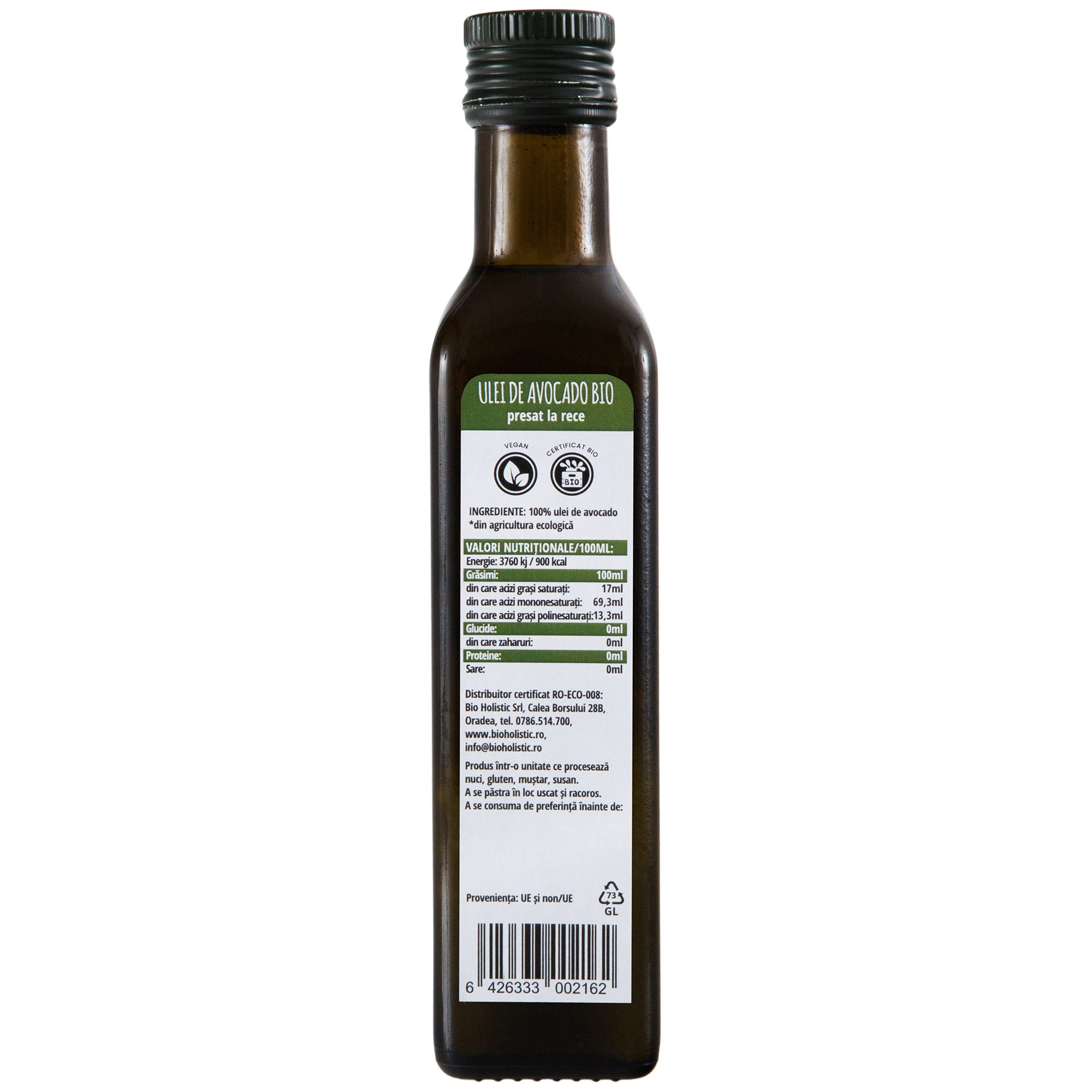 Ulei de avocado Bio, 250ml - eMAG.ro