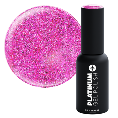Oja semipermanenta Lila Rossa, Platinum, 7 g, Fuchsia - eMAG.ro