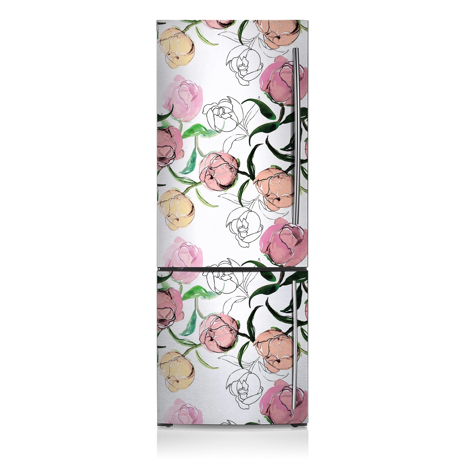 Magnet de frigider, bujor, Albastru, 60 cm x 180 cm - eMAG.ro