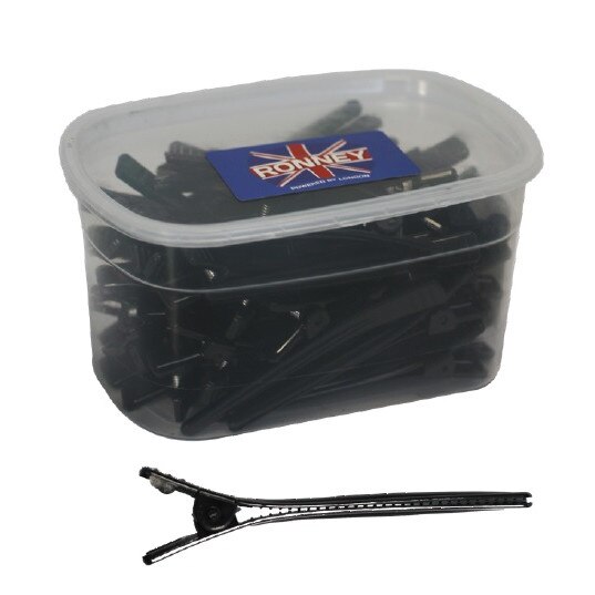Set de 50 clipsuri din plastic pentru coafor Ronney - eMAG.ro