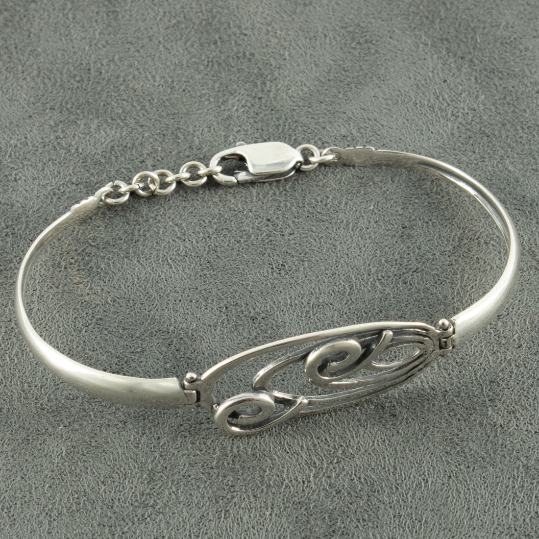 Bratara de argint pentru dama "Elipsa" 16 cm - eMAG.ro