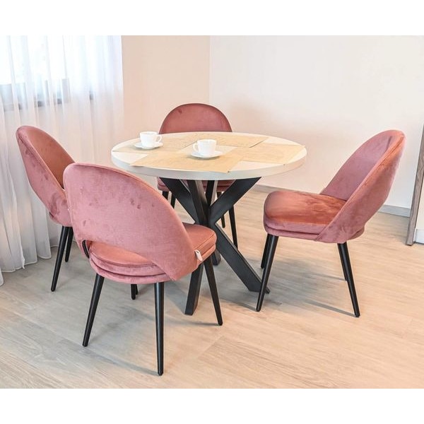 Picior masa metal rotund, model Spider Clasic, 70X70X72 cm, negru - eMAG.ro