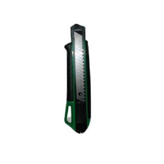 Cutter profesional 16 cm cu rama metalica, negru cu verde, VisionXXI ...