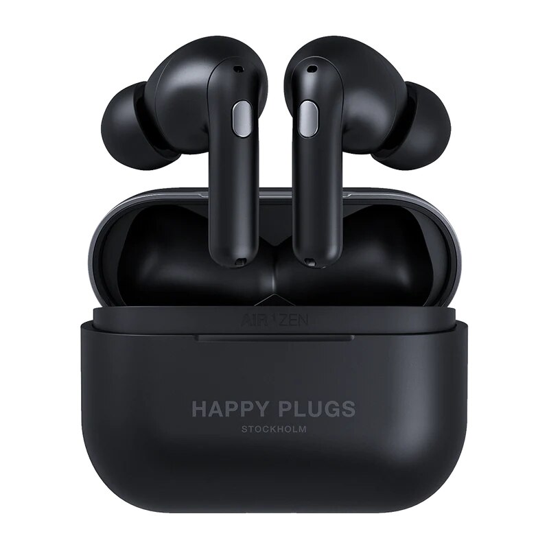 Casti fara fir, Happy Plugs, TWS „Air1 Zen”, Negru - eMAG.ro