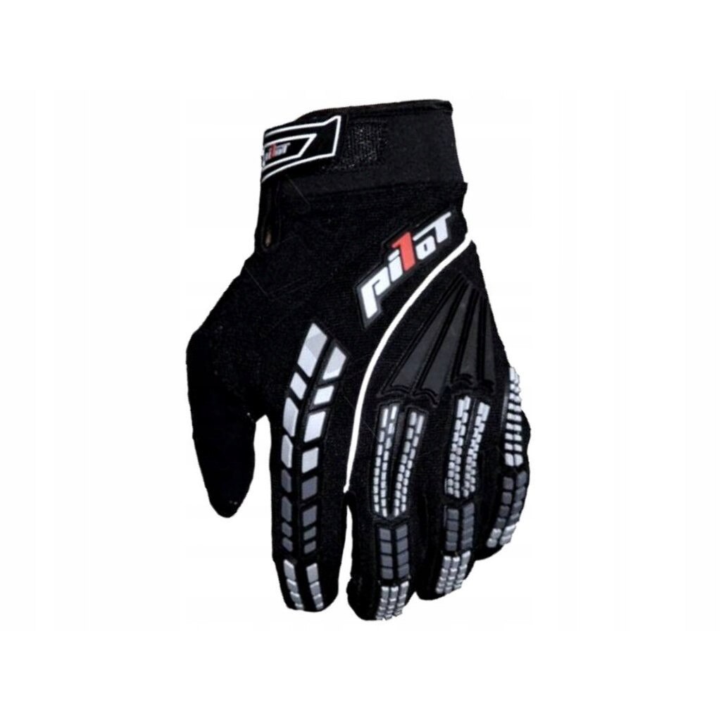 Manusi protectie pentru moto Pilot Super Mx, Poliamida/Lycra, Negru, XS ...
