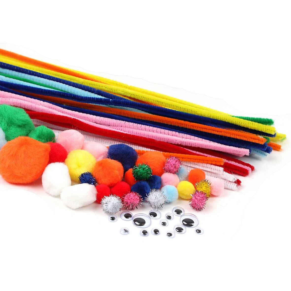 Set 25 bucati Sarma plusata 10 culori 6mm x 30cm, multicolor - eMAG.ro