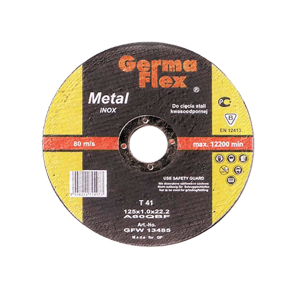 Disc debitat inox, 125x1 mm, Germa Flex - eMAG.ro