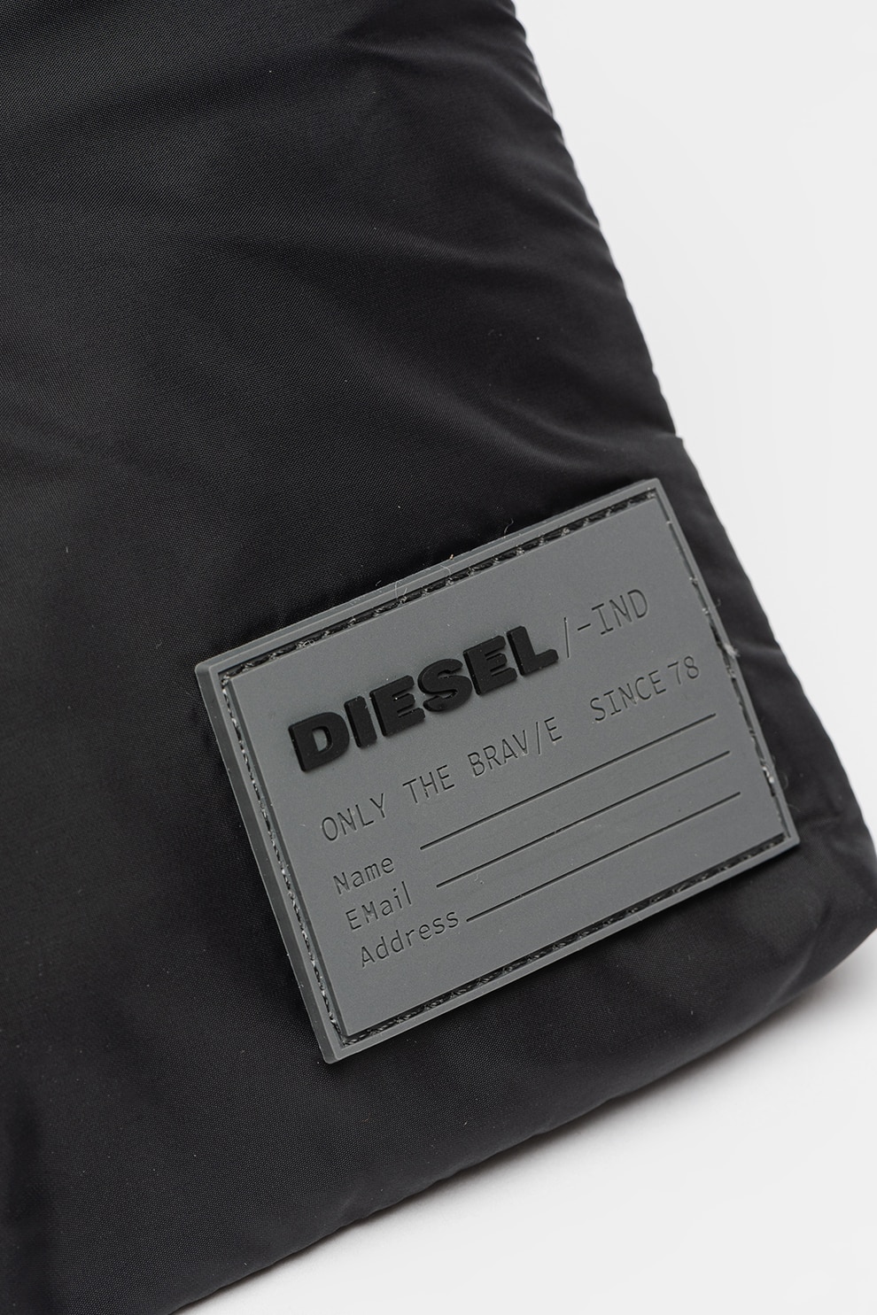 Diesel, Geanta crossbody cu aplicatie logo F-Discover, Negru stins ...