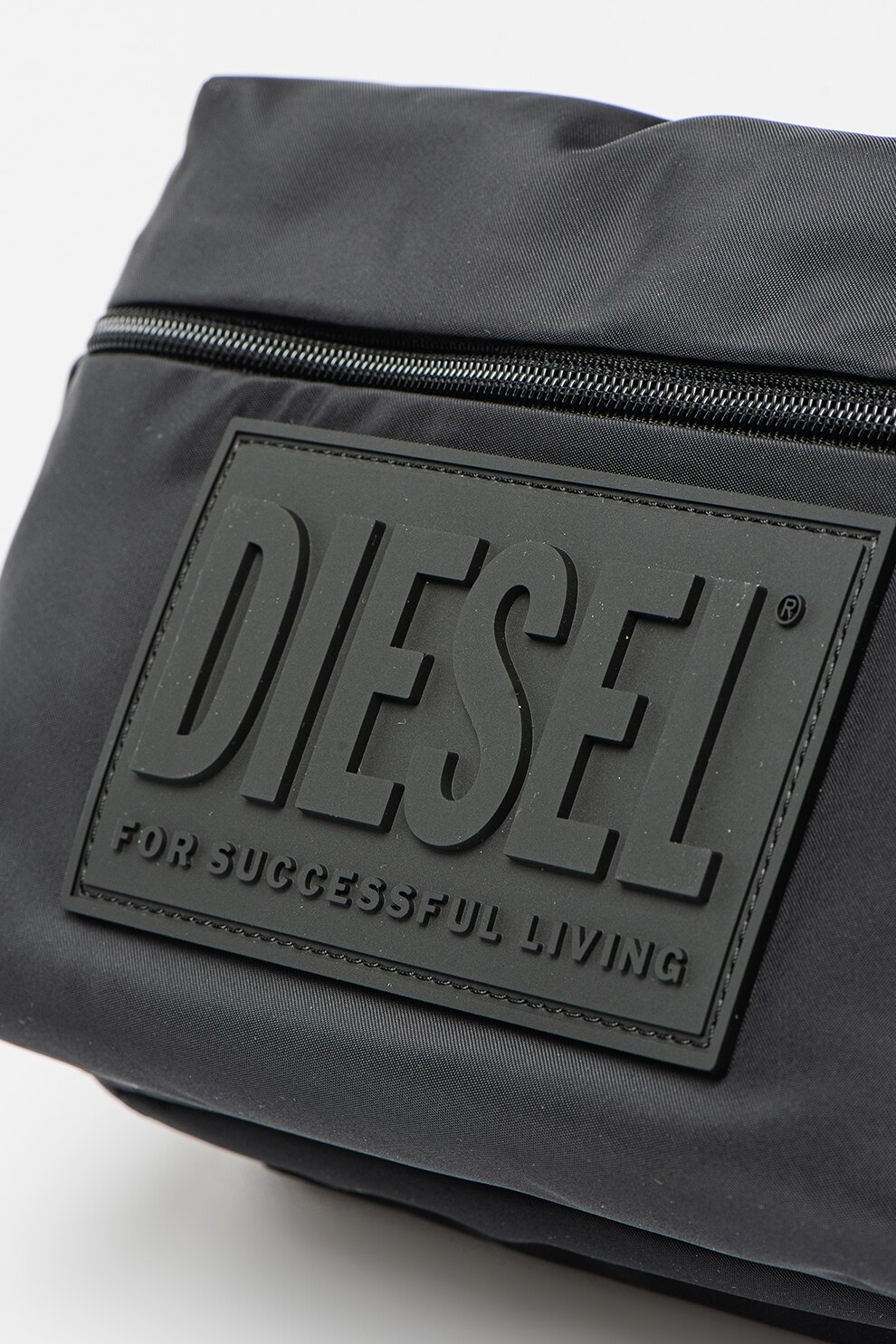 Diesel, Geanta crossbody cu logo Farah, Negru - eMAG.ro