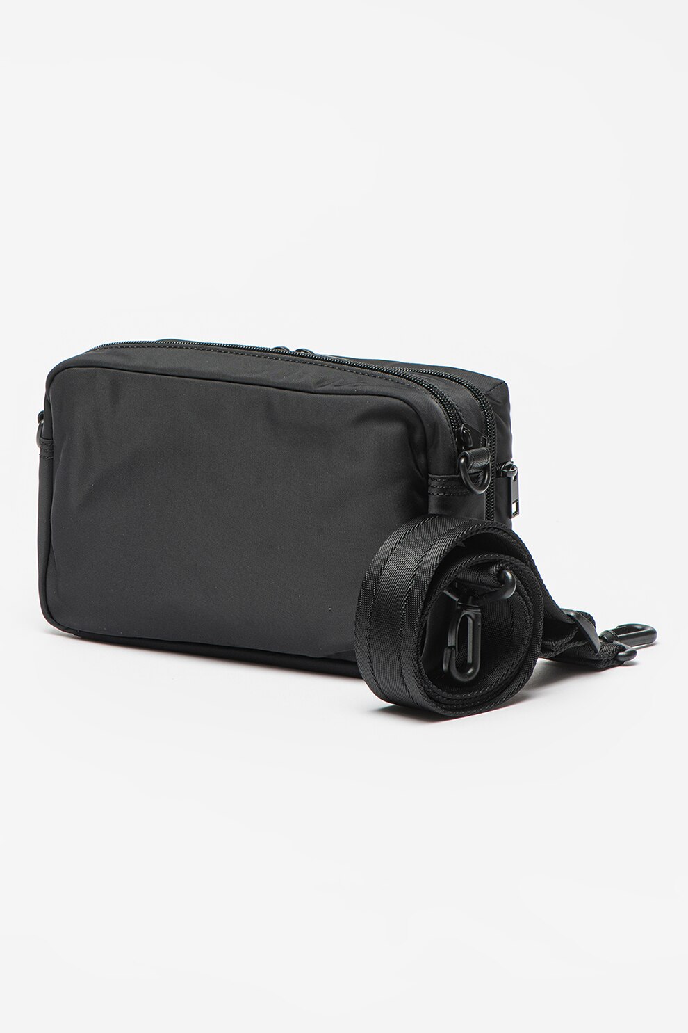 Diesel, Geanta crossbody cu logo Farah, Negru - eMAG.ro