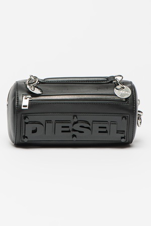 Diesel, Geanta crossbody cu detalii de piele Cayac, Negru - eMAG.ro