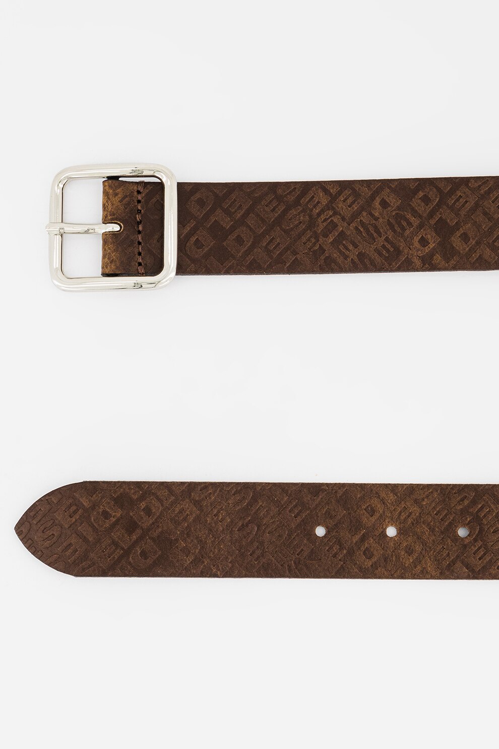 Diesel, Curea de piele cu model logo B-Omni - eMAG.ro