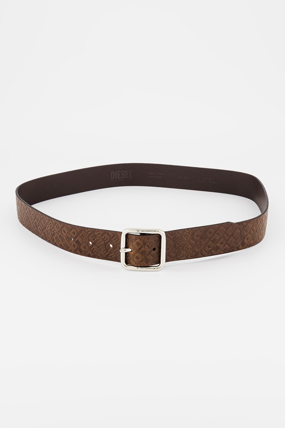 Diesel, Curea de piele cu model logo B-Omni - eMAG.ro