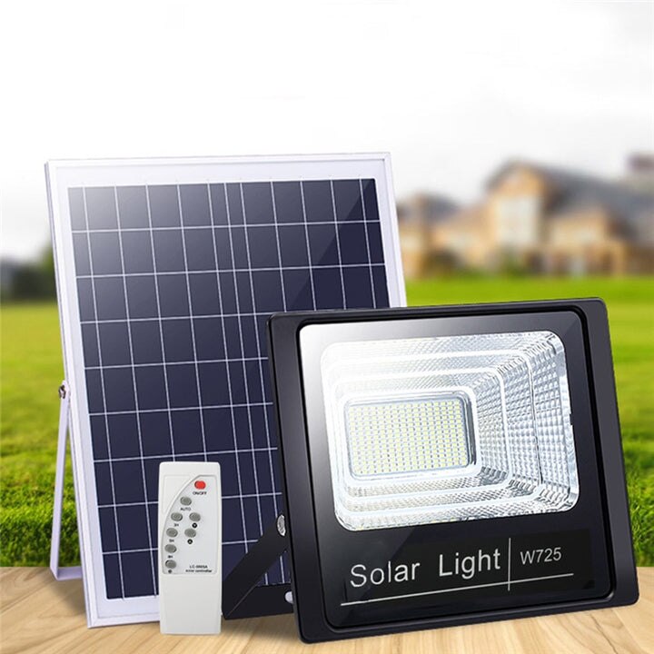 Panou solar cu proiector 50W si telecomanda, iKlassQeer® - eMAG.ro