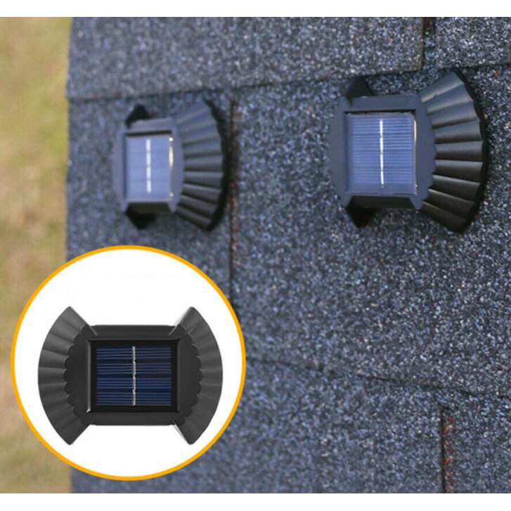 Set Lampi solare de perete, 2 LED-uri, lumina calda, acumulator inclus ...