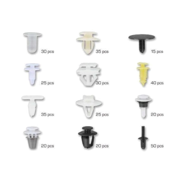 Set de cleme / clipsuri auto compatibile cu Peugeot 345 piese Asta ...