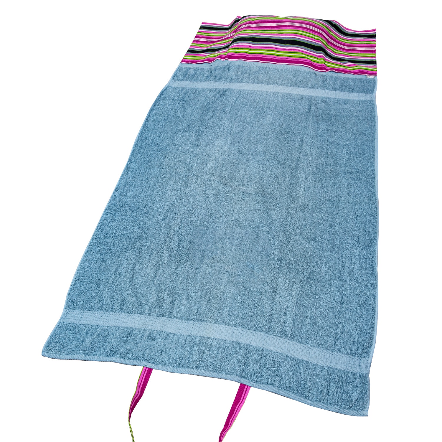 Prosop de plaja cu perna,100x180cm, gri tip geanta de plaja, Hiko Beach ...