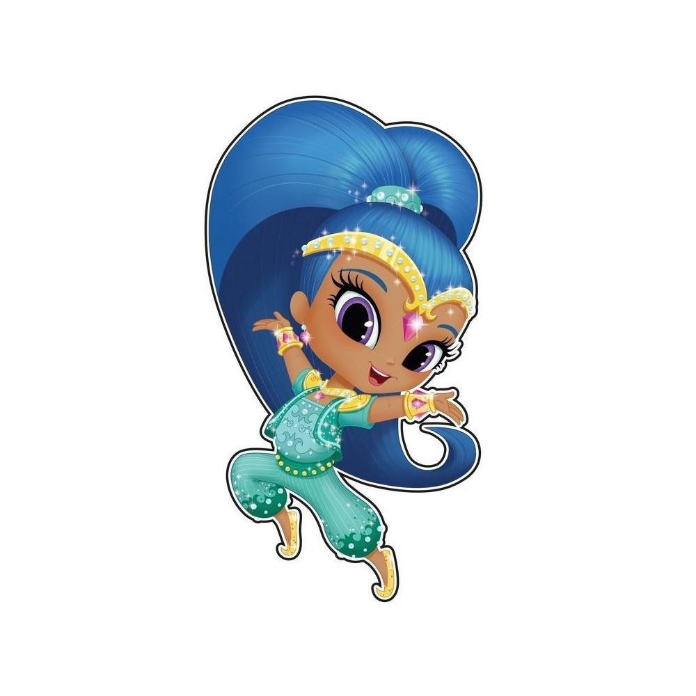 Sticker decorativ de perete, 3d, din desene animate, Shimmer - eMAG.ro