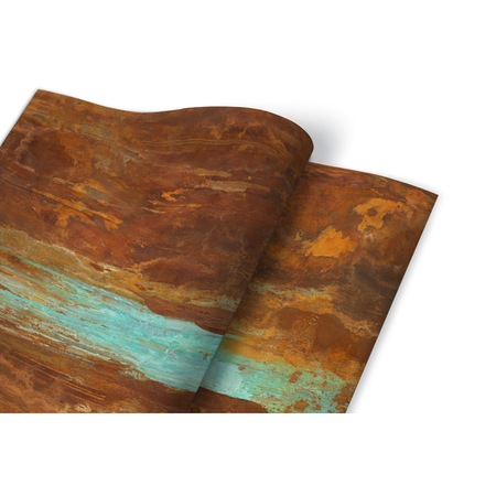 Folie decorativa autoadeziva, Foaie de rugina veche, Maro, 100 cm x 50 ...