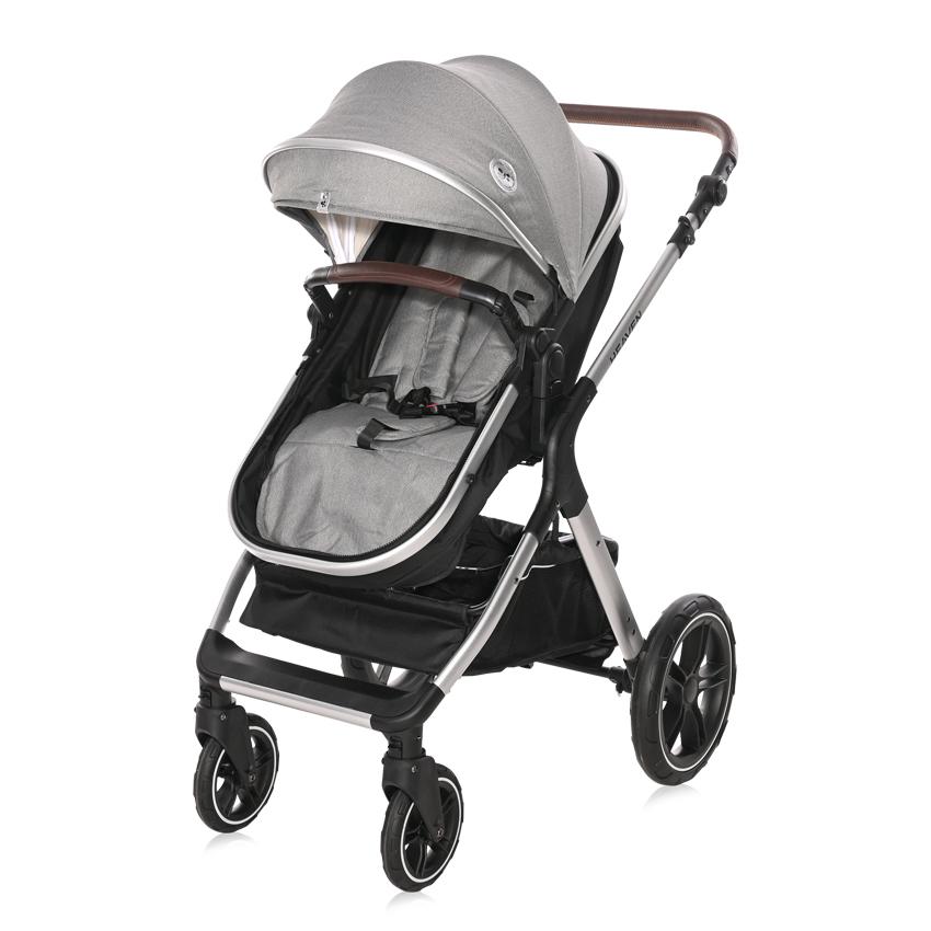 Carucior transformabil 3 in 1, Lorelli, Heaven, pana la 22 kg, Opaline ...