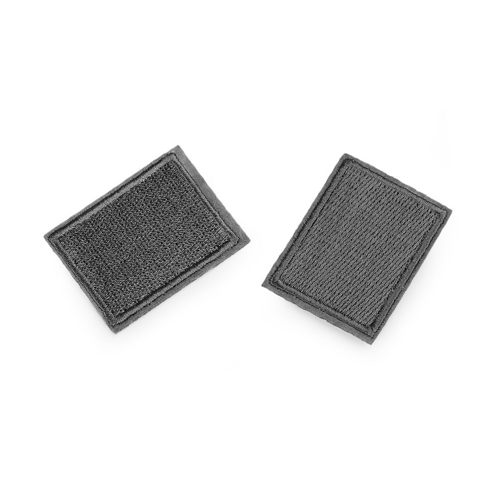 Petic termoadeziv 3 x 4 cm Gri inchis - eMAG.ro