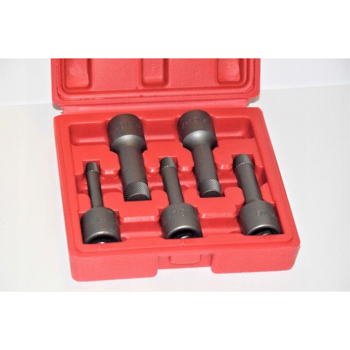 Set extractoare suruburi rupte 8-16 mm, 1/2, 5 piese - eMAG.ro