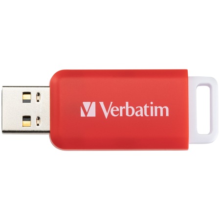 Memorie USB Verbatim Databar 16GB USB 2.0, Rosu - eMAG.ro