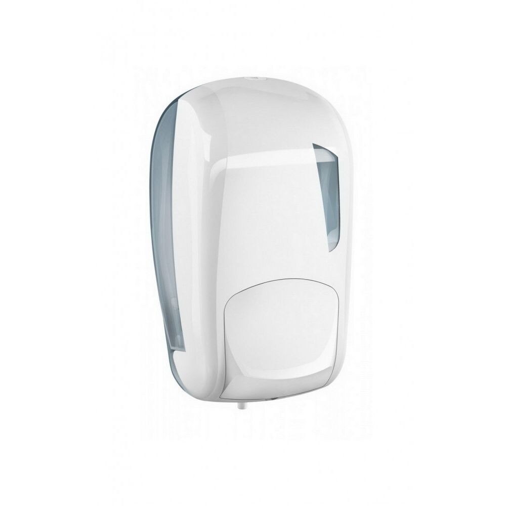 Dozator sapun lichid, Mar Plast, 1L, Plastic/ABS, Alb/Transparent - eMAG.ro