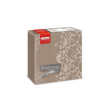 Set 50 x Servetel de masa, Fato, Hartie, 40 x 40 cm, Maro - eMAG.ro