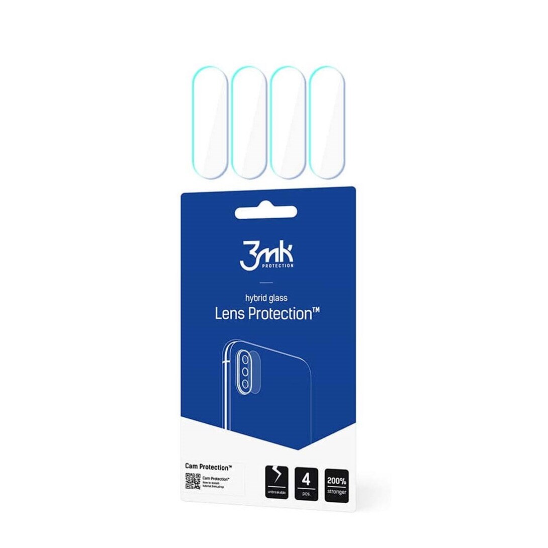 Set 4 folii protectie camera foto, 3MK, FG, Sticla hibrid, Compatibil ...