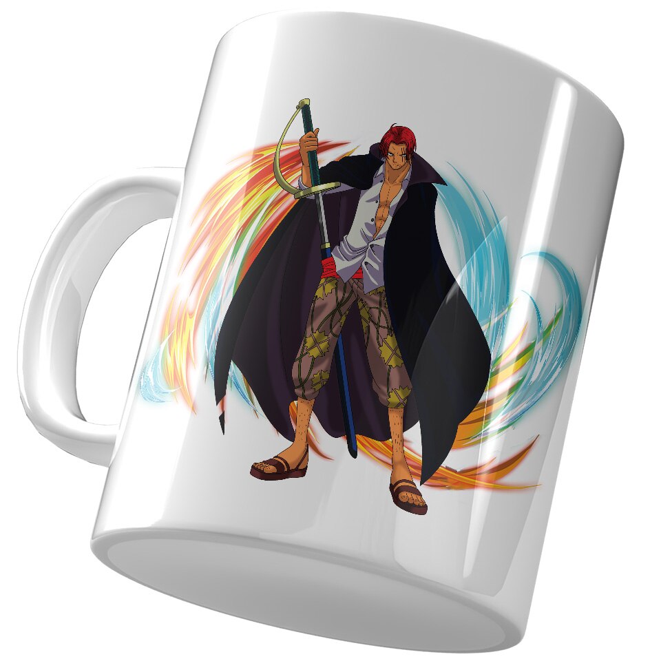 Cana One Piece Shank Sword Red-Haired Anime, alba, 330 ml - eMAG.ro