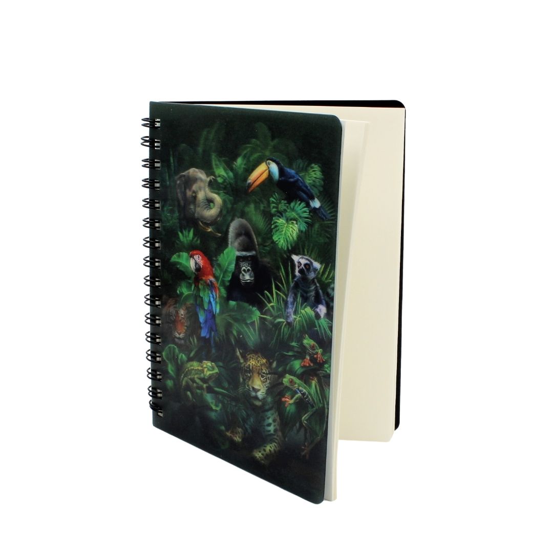 Carnetel zoo cu spirala 3D Jungle Pals - eMAG.ro