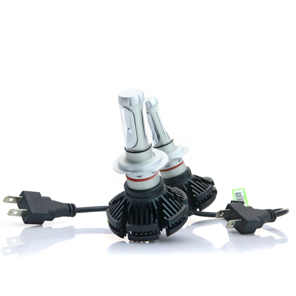 Комплект от 2 светодиода Auto Techstar® X3, H7, 25w, 3000 лумена, 3000K/6500K/8000K, AUTO, 12-24 ...