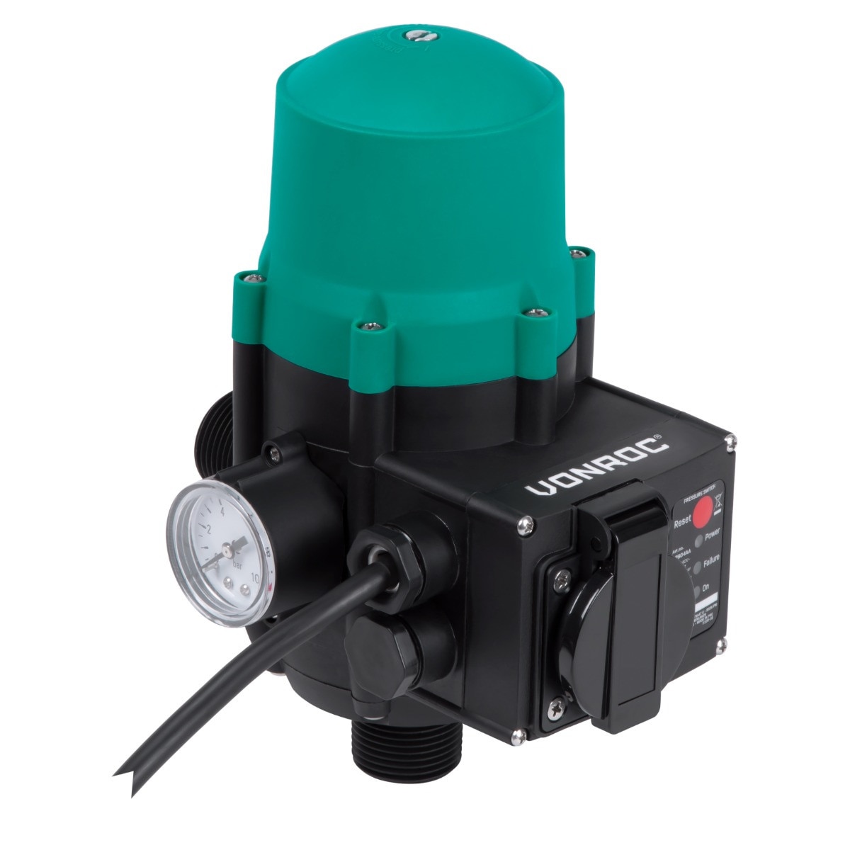 VONROC automata nyomáskapcsoló, GP804AA, aljzattal, maximum 1100W - eMAG.hu