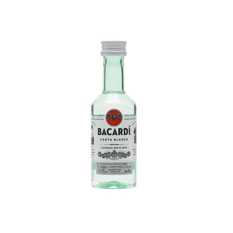 Rom Bacardi Carta Blanca Superior White, 50 ml miniatura - eMAG.ro