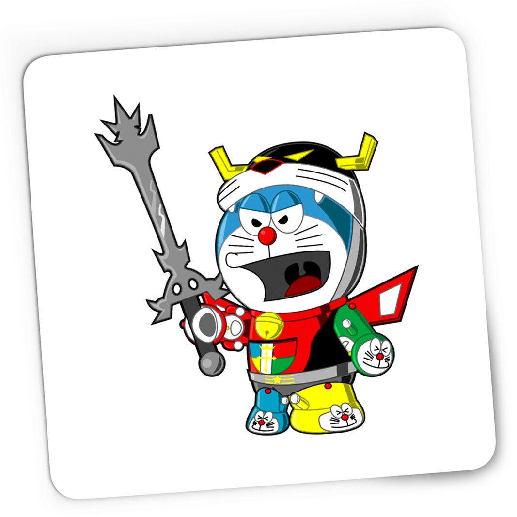 Mousepad Gaming Doraemon Cavaler Robot Pisica Sabie Fanart Lego Manga ...