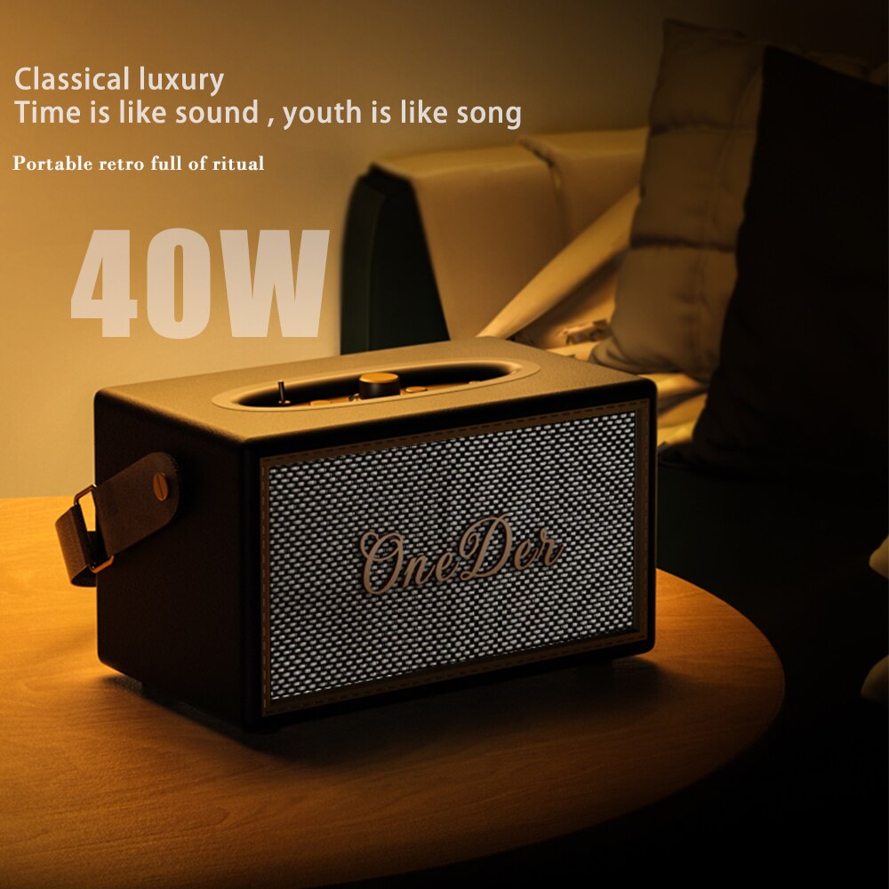 Boxa portabila, ABS/Poliuretan, Bluetooth, 40W, 5000mAh, Multicolor ...
