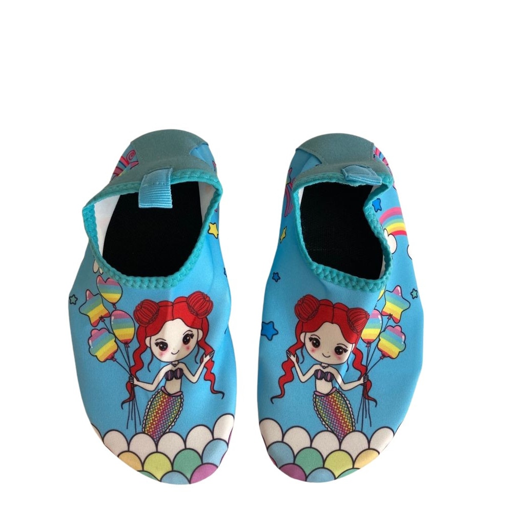 Papuci THK® pentru Copii, Sirena, utilizare la Gradinita, Plaja, in Apa ...
