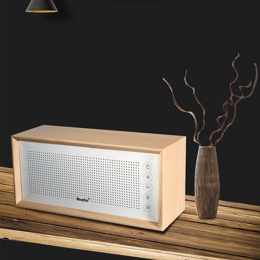 Boxa portabila, ABS/Lemn, Bluetooth, 1500mAh, Maro - eMAG.ro