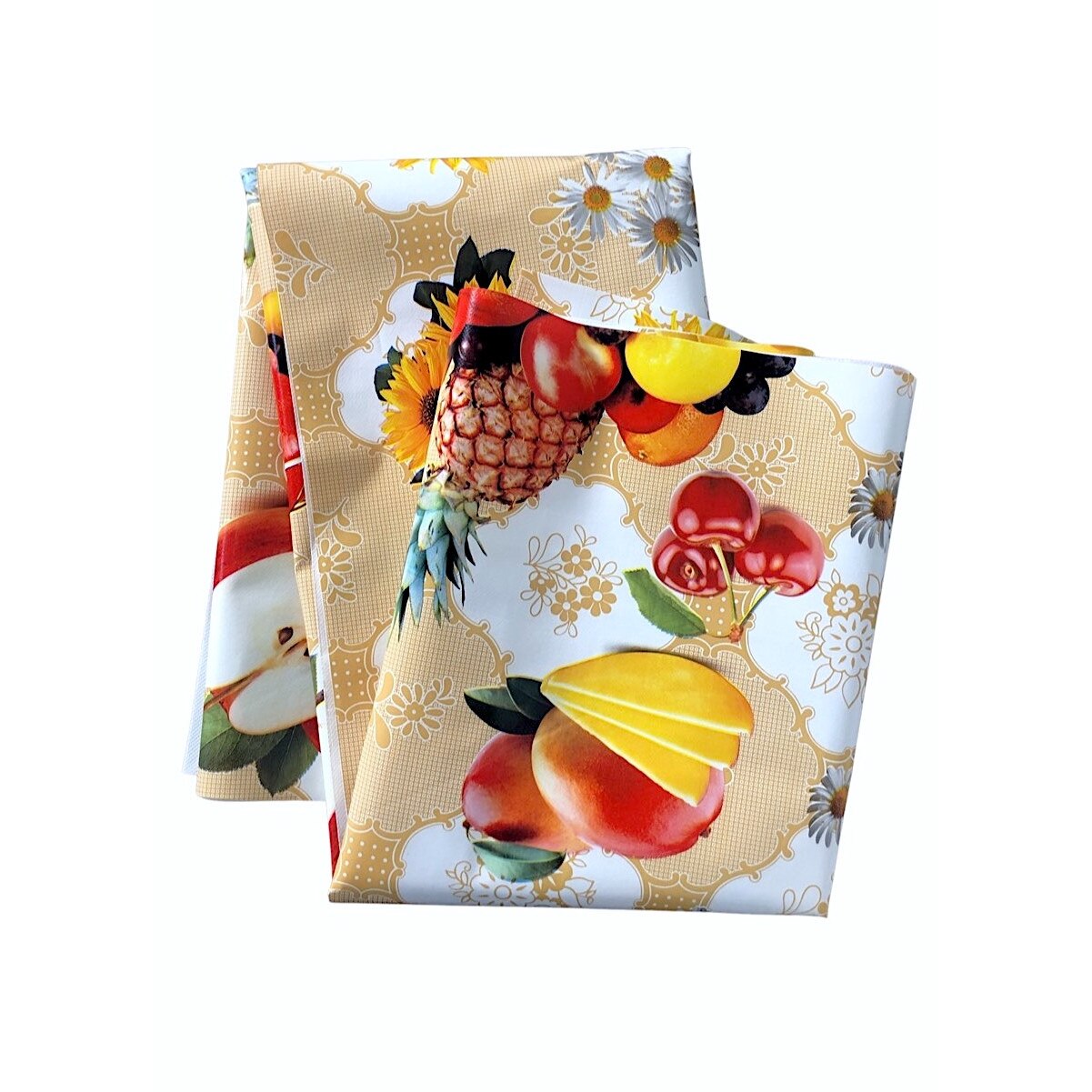 Fata de masa tip musama, model cu fructe, 140 x 250 cm - eMAG.ro