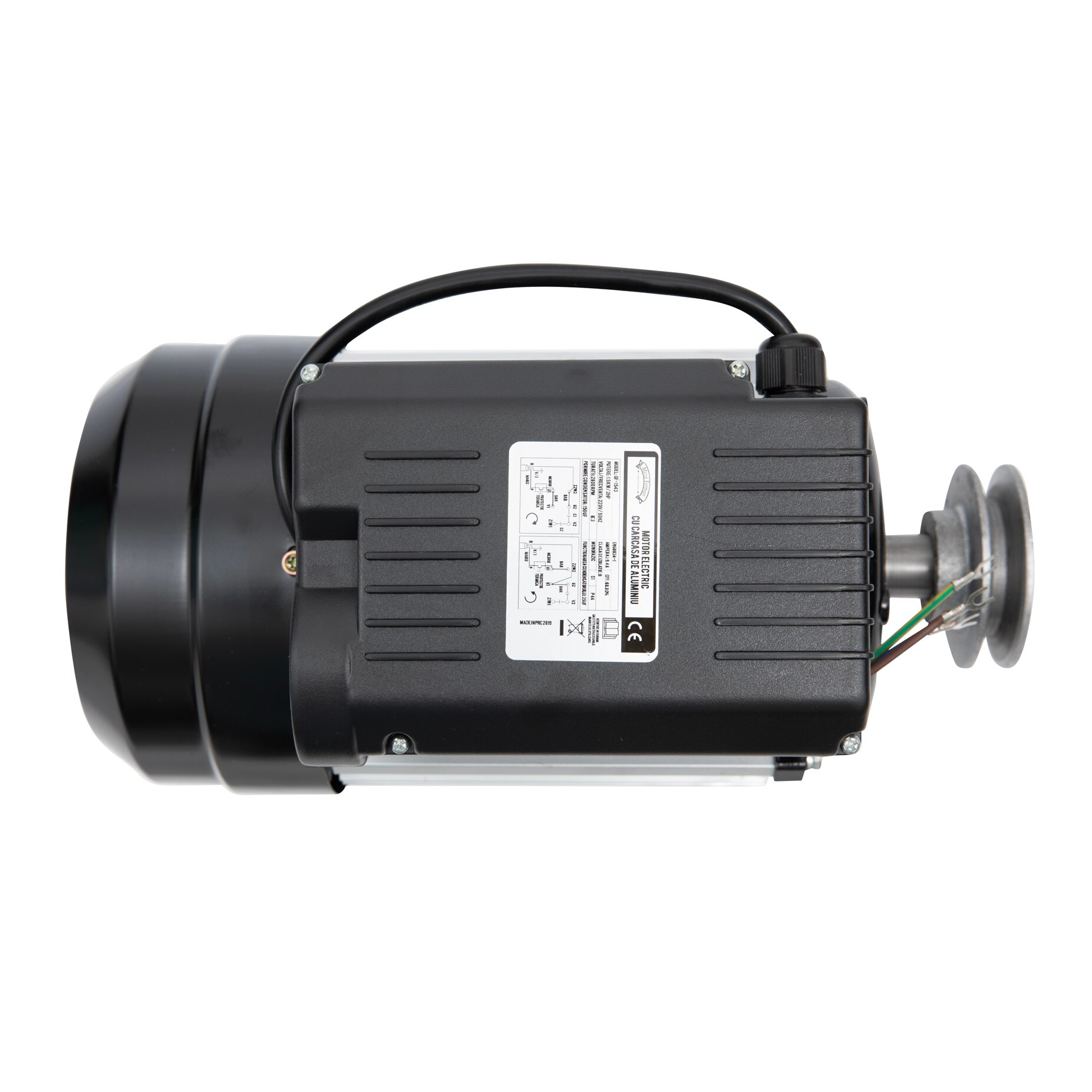 Egyfázisú villanymotor, alumínium ház, 1,5 kW, 2800 ford./perc, 24 mm ...