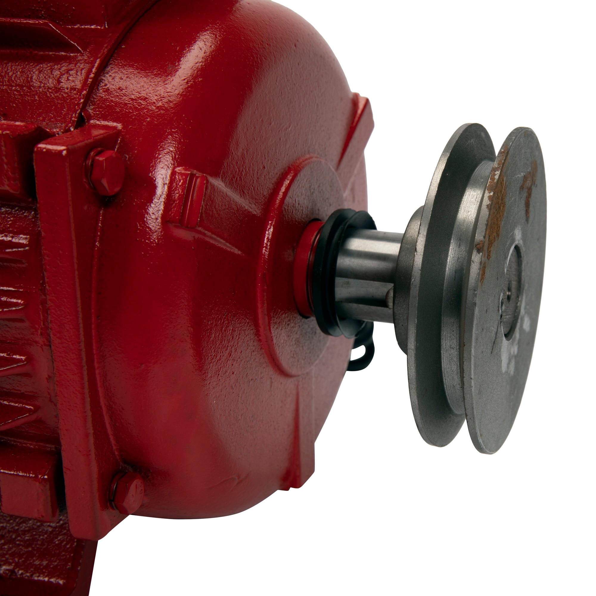 Motor electric monofazat din fonta, rosu, 4 kW, 3000 Rpm, ax 28 mm ...