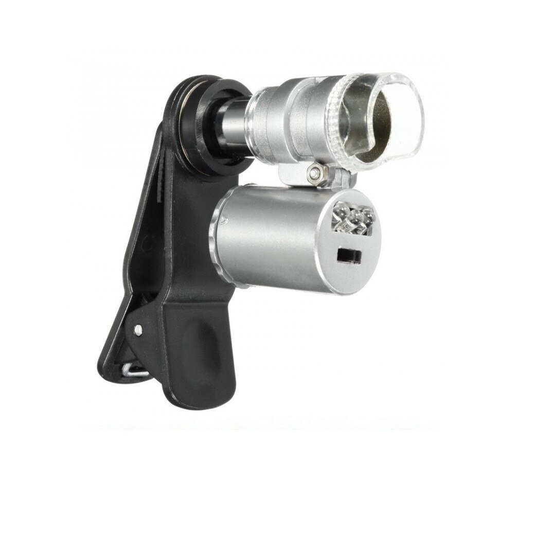 Lupa cu uv led, 8mm 60 zoom, Negru - eMAG.ro
