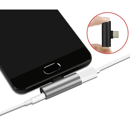 Audioadapter, USB Type-C / Mini Jack 3,5 mm, ezüst, MCT-PH1827 - eMAG.hu