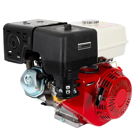 OHV benzinmotor, 4 ütemű, vízszintes tengely éken, 17 Cp, 3600 ford ...