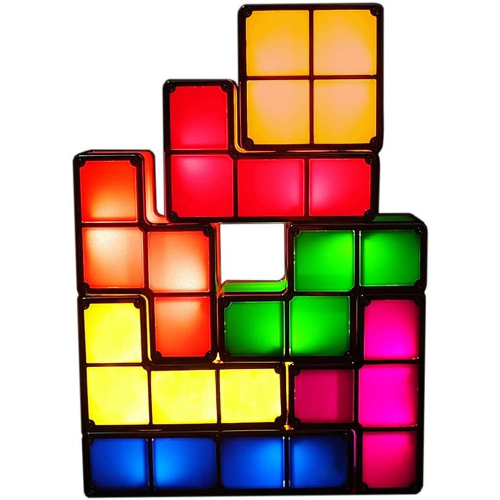 Moduláris lámpa típusú építőelemek, Tetris LED blokk, éjszakai lámpa ...