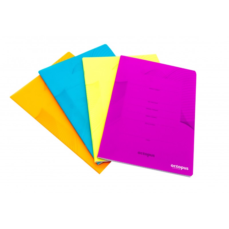 Set 4 bucati Caiet Octopus, dictando, A5, 40file, 80g - eMAG.ro