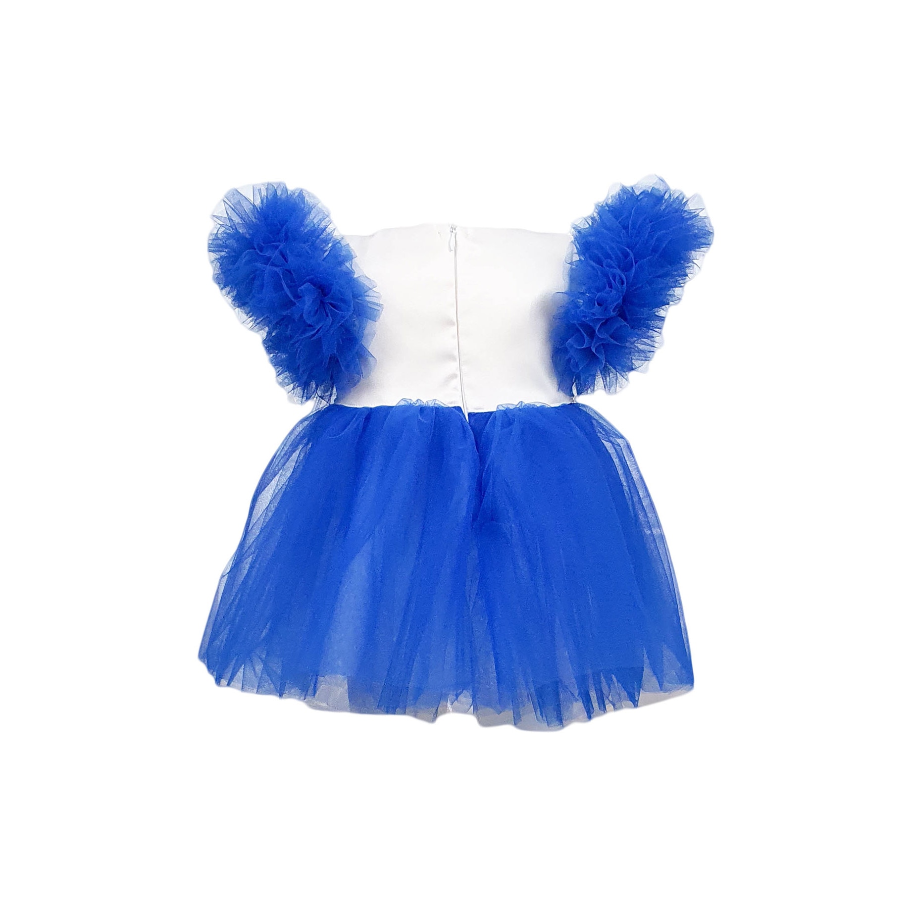 Rochie botez Bulgarasi albastri, varsta 6-9 luni - eMAG.ro